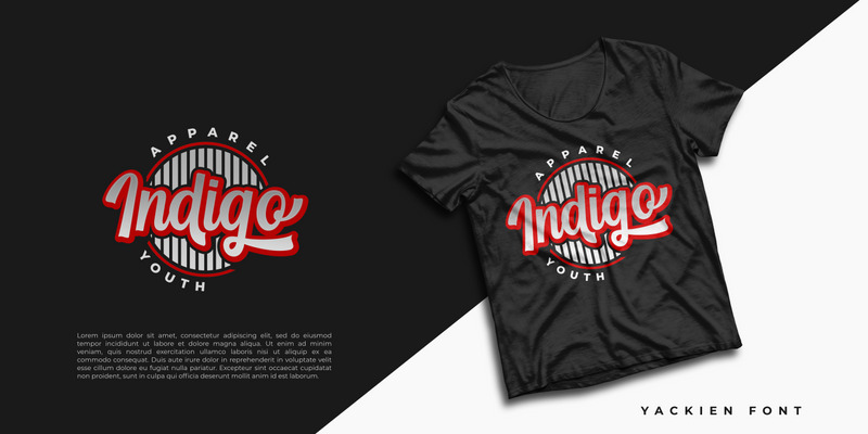 Yackien Script // Logo Font #197725 - TemplateMonster