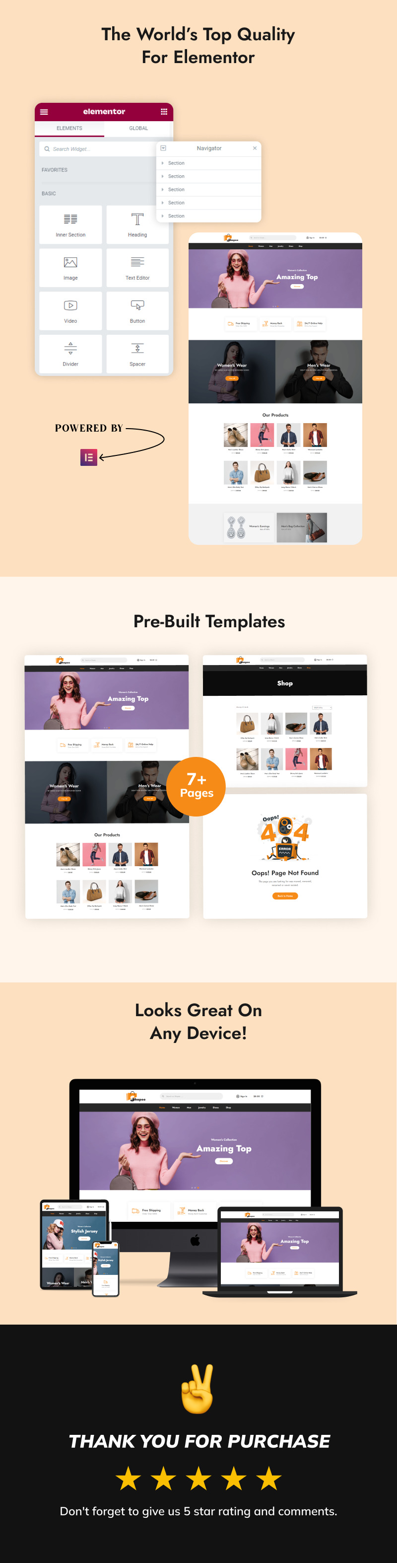 Shopee - Online Shopping E-commerce Elementor Kit