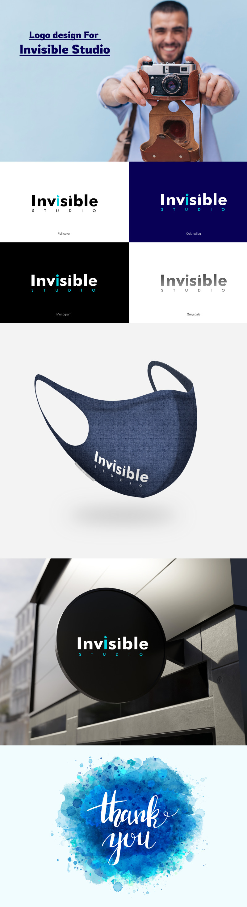 Invisible Studio - Logo and Branding Template