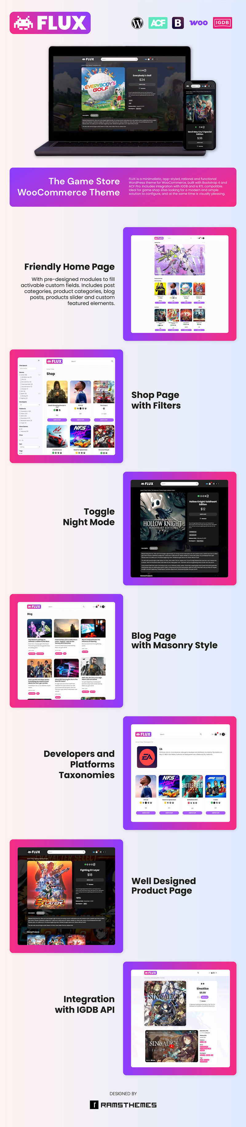 FLUX - Game Store WooCommerce Theme + RTL - TemplateMonster