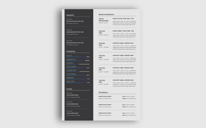 Melissa Layla Resume Design Template - TemplateMonster