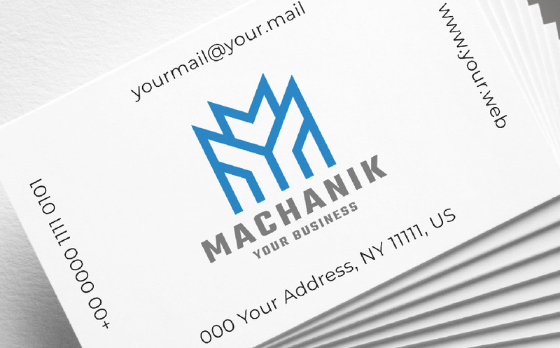 Machanic Letter M Logo Template #380878 - TemplateMonster