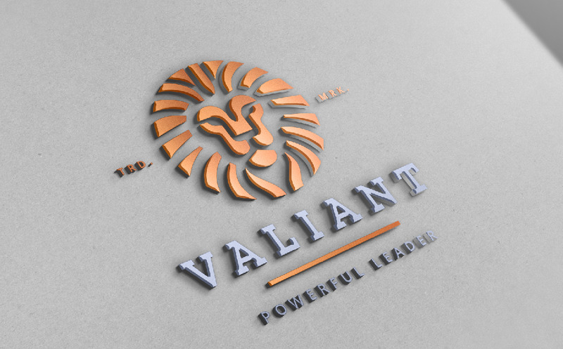 Head Lion Valiant Pro Logo #420570 - TemplateMonster