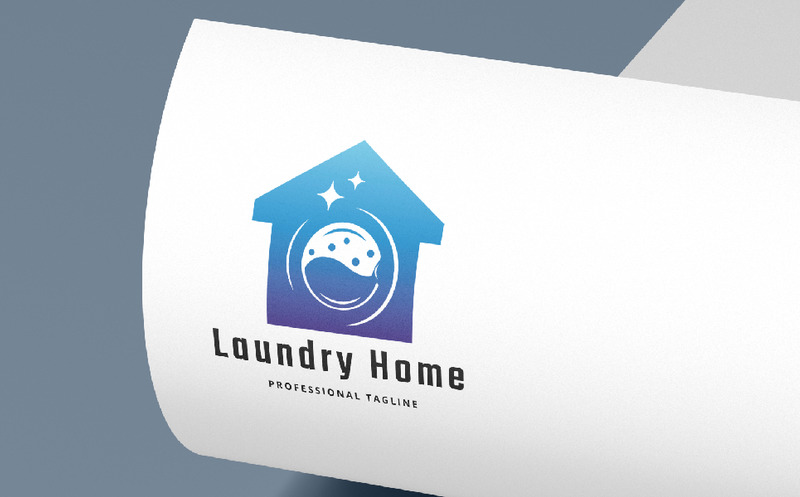 Laundry Home Pro Service Logo #373257 - TemplateMonster