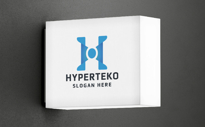 Hyper Technology Letter H Logo #424619 - TemplateMonster