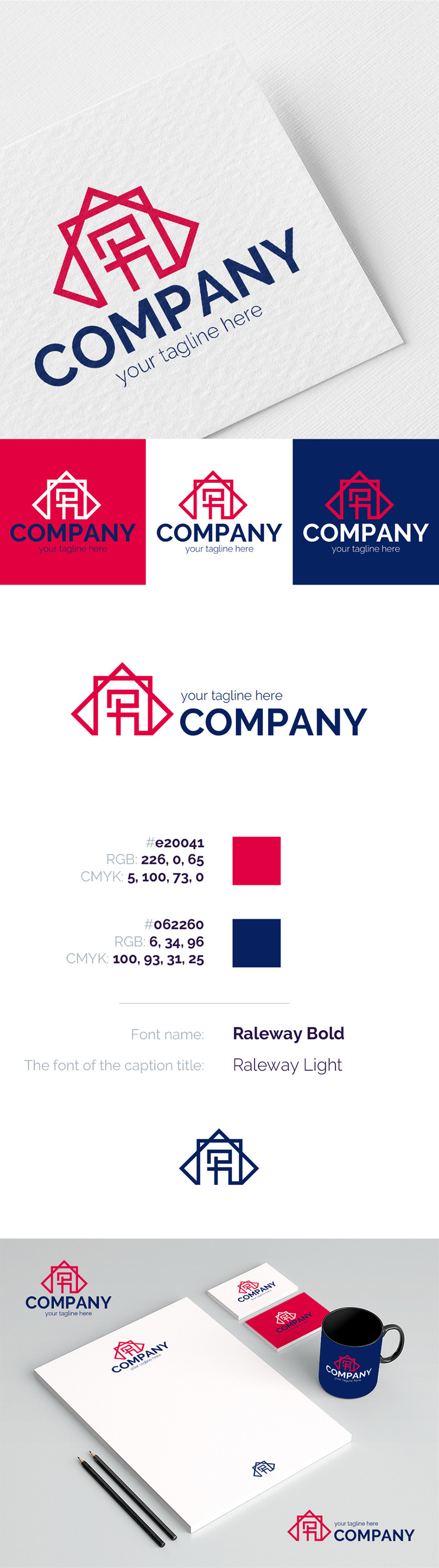Logo, signe graphique, associant : R dans un Carré et Losange