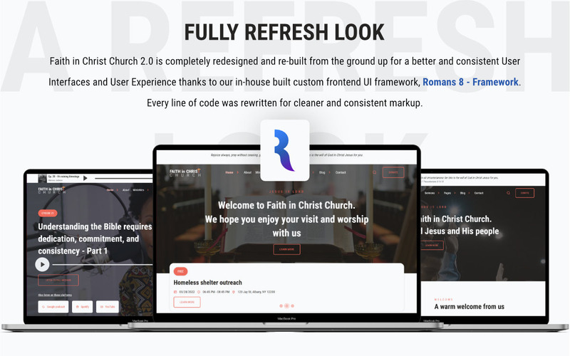Faith in Christ Church – Christian Church Website Template