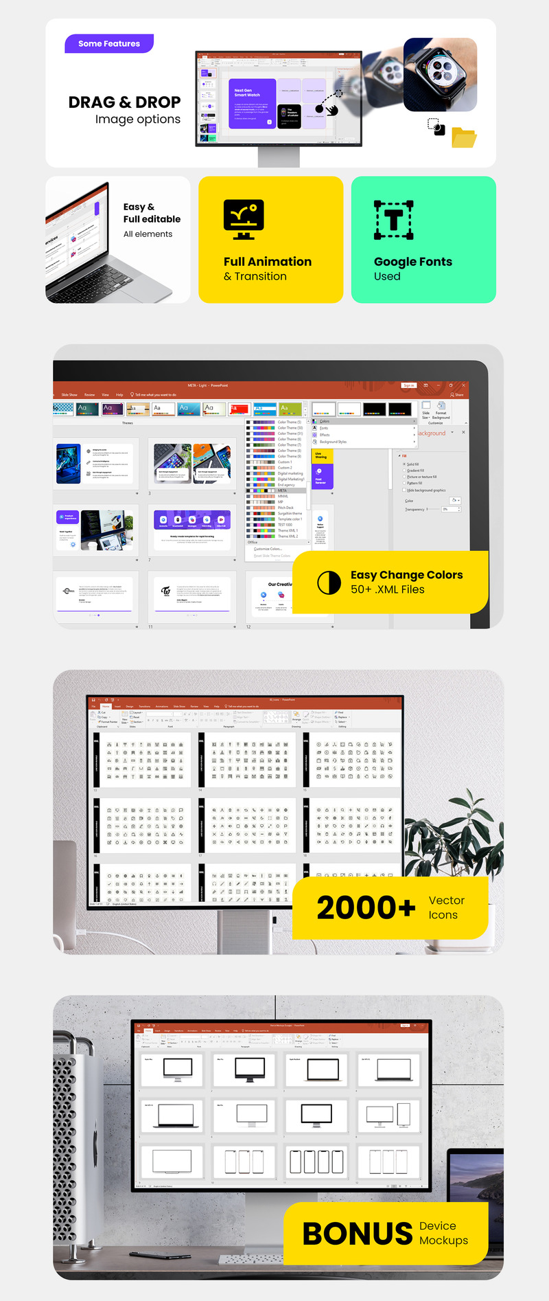 META - Unique Slides Presentation #232225 - TemplateMonster