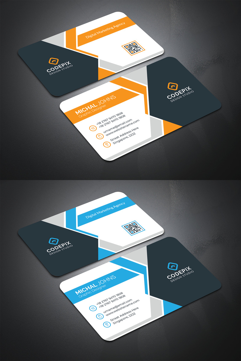 Business Card Templates Corporate Identity Template v149