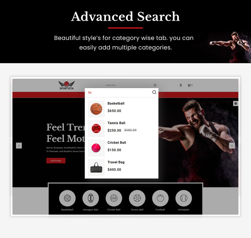 Sportista - Mega Sports Shopify 2.0 Theme - TemplateMonster