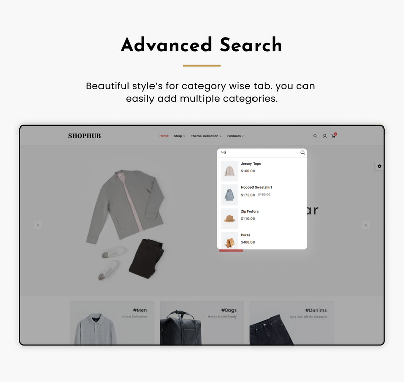 SHOPHUB Mega Fashion Super Store Premium Sensible Shopify 2.0 Tema