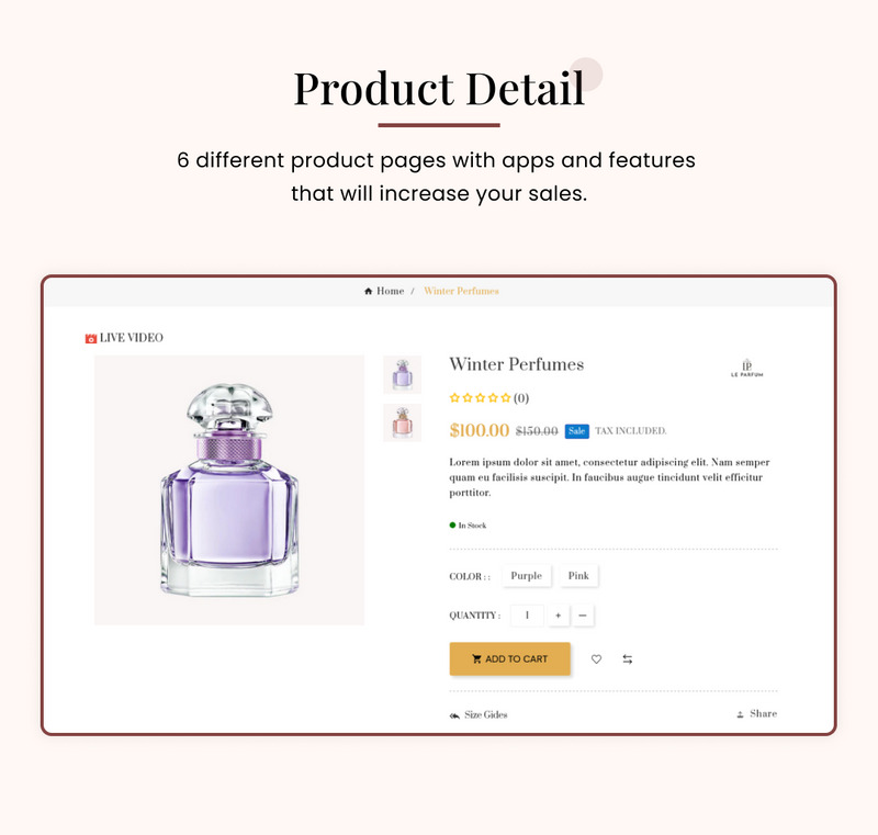 Swert - Fragrance and Perfume Shopify Theme | Multipurpose Personal ...