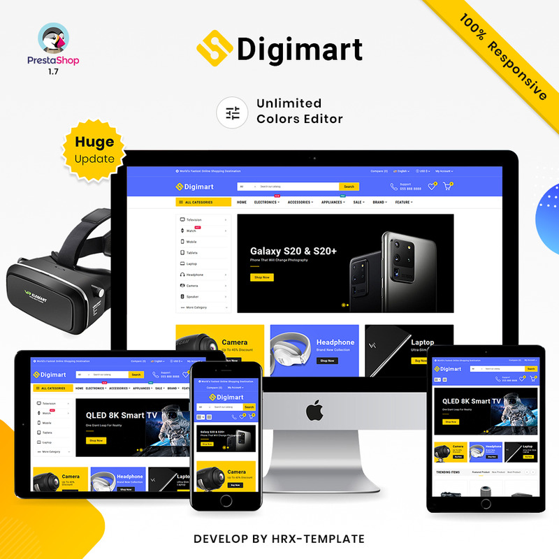 Digimart Electronics and Digital Mega Super Store Responsive Prestashop ...