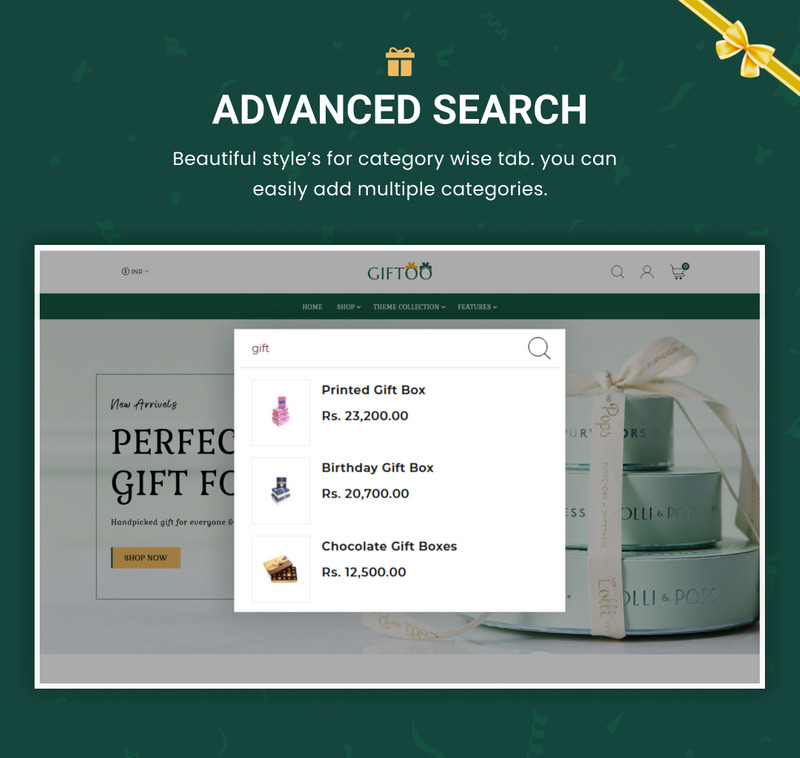 Giftoo - Mega Gift Shopify 2.0 Theme - TemplateMonster
