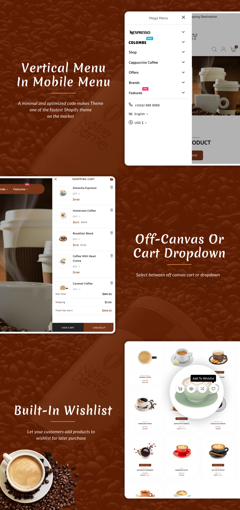 Cafeley VIP Mega Coffee–Tea Nature–Nescafe PrestaShop 8.0 Premium Responsive Theme