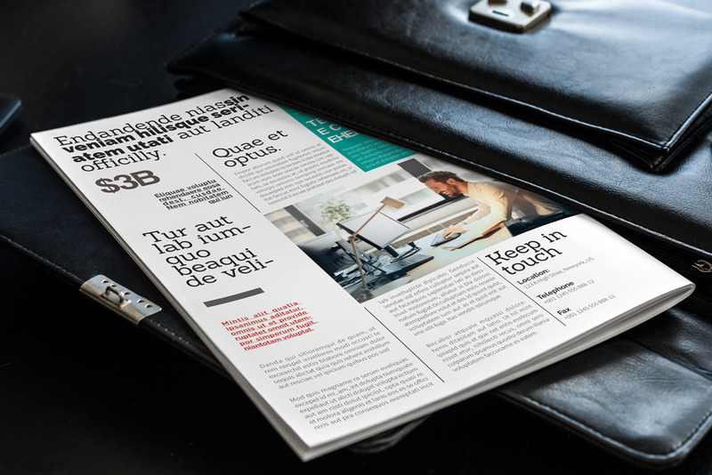 FREE Business Newsletter Magazine Templates - TemplateMonster