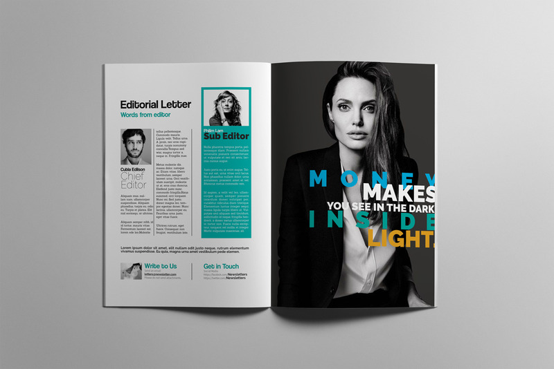 FREE Business Newsletter Magazine Templates - TemplateMonster