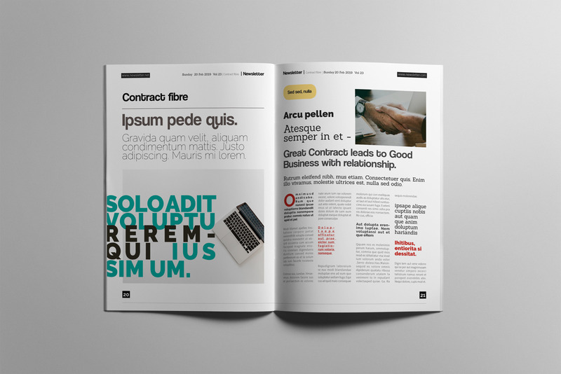 FREE Business Newsletter Magazine Templates - TemplateMonster