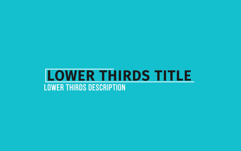 25 Lower Thirds 02 After Effects Templates - TemplateMonster