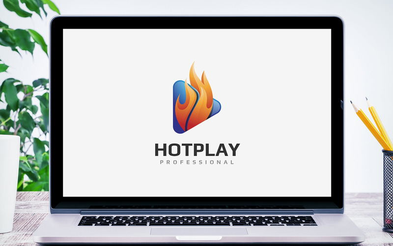 Fire Play - Creative Fire Play Media Logo Template