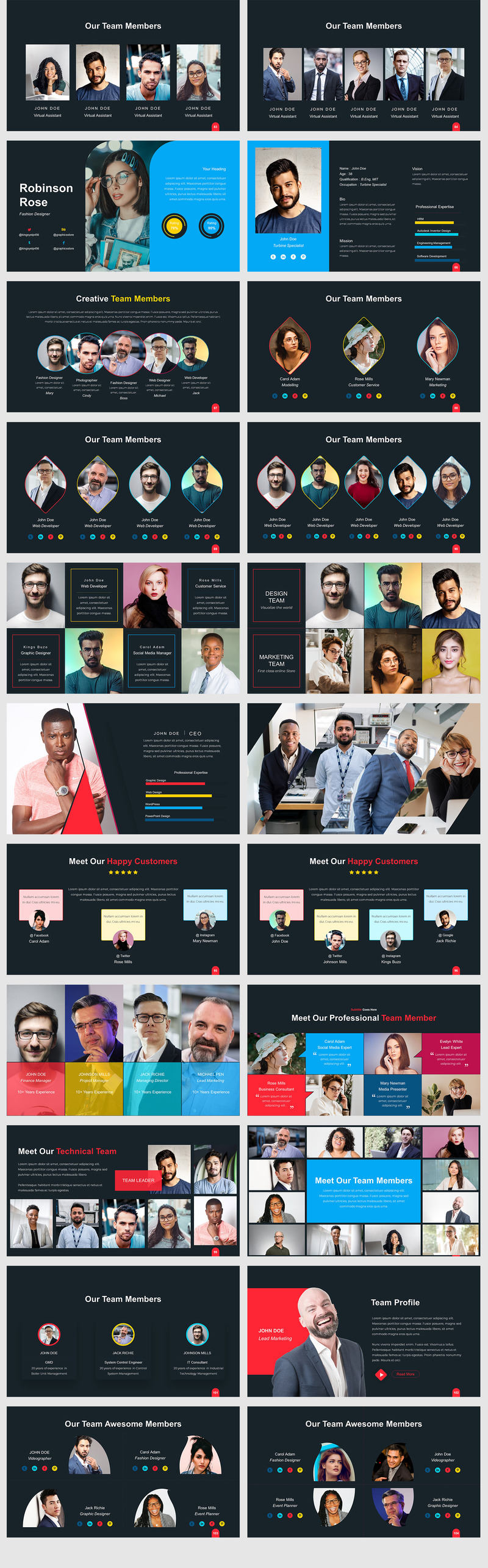 Business Team PowerPoint template #163476 - TemplateMonster
