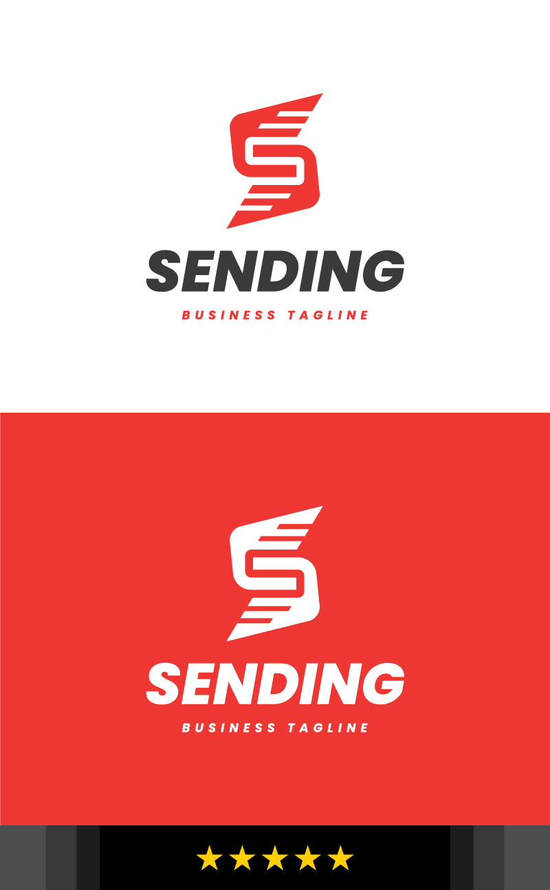 Sending - Letter S Logo Template #353579 - TemplateMonster