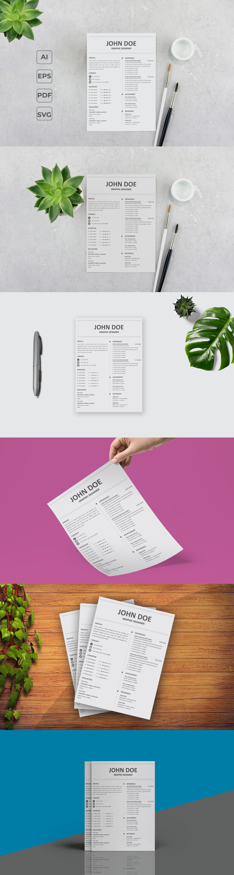 Sleek & Stylish Resume: Modern Design for Professional Impact