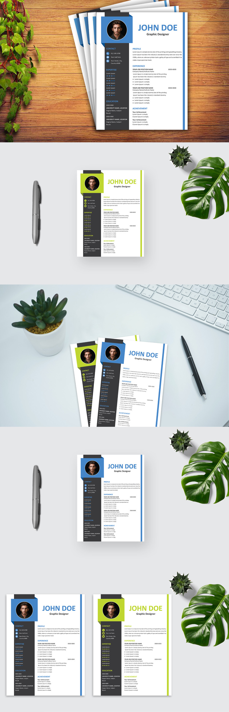 Unique Creative Resume Design – Capture Attention with Style