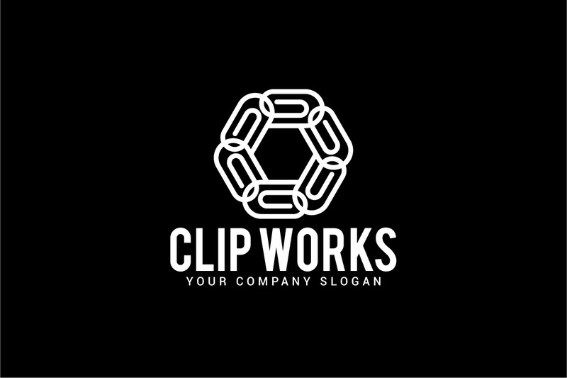 CLIP WORKS Logo Design Template #366543 - TemplateMonster