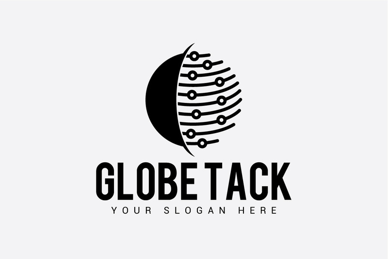 GLOBE TACK Logo Design Template #366557 - TemplateMonster