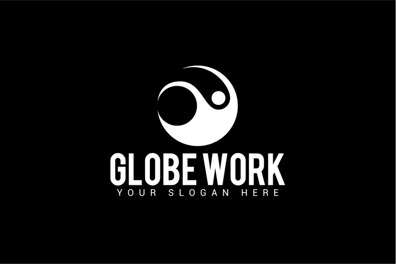 Globe Work Logo Design Template #366558 - TemplateMonster
