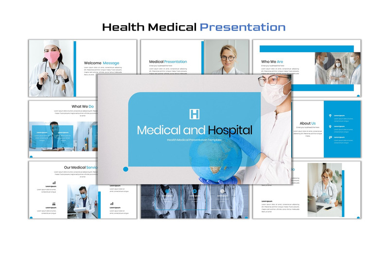 Healthy Medical Bundle Pack - Medical Google Slides Template