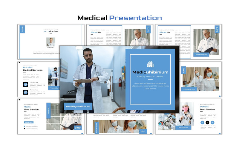 Healthy Medical Bundle Pack - Medical Google Slides Template