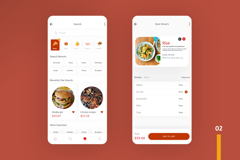 Food Delivery Mobile App Template V1.0 - TemplateMonster