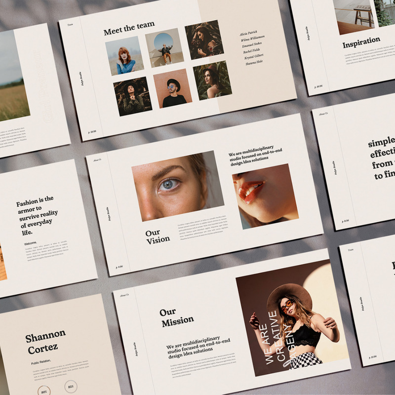 Felyn - Brand Guideline - Keynote template - TemplateMonster