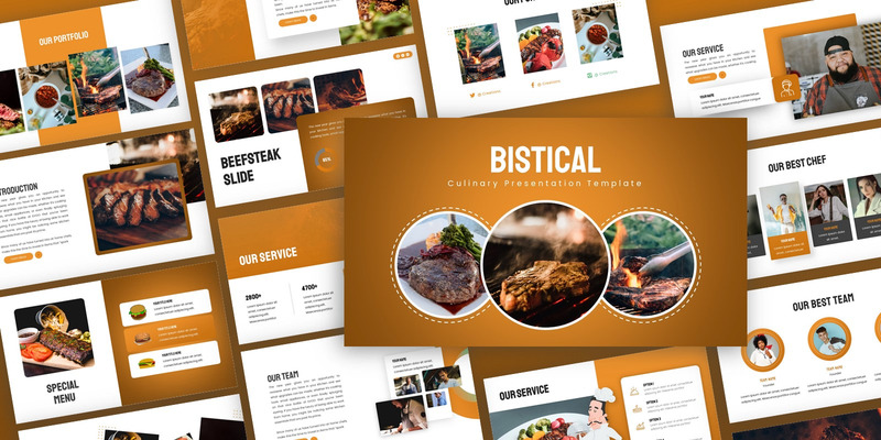 Bistical - Culinary Multipurpose PowerPoint Template