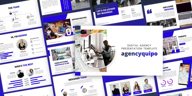 Agencyquipo - Design Agency Multipurpose PowerPoint Template