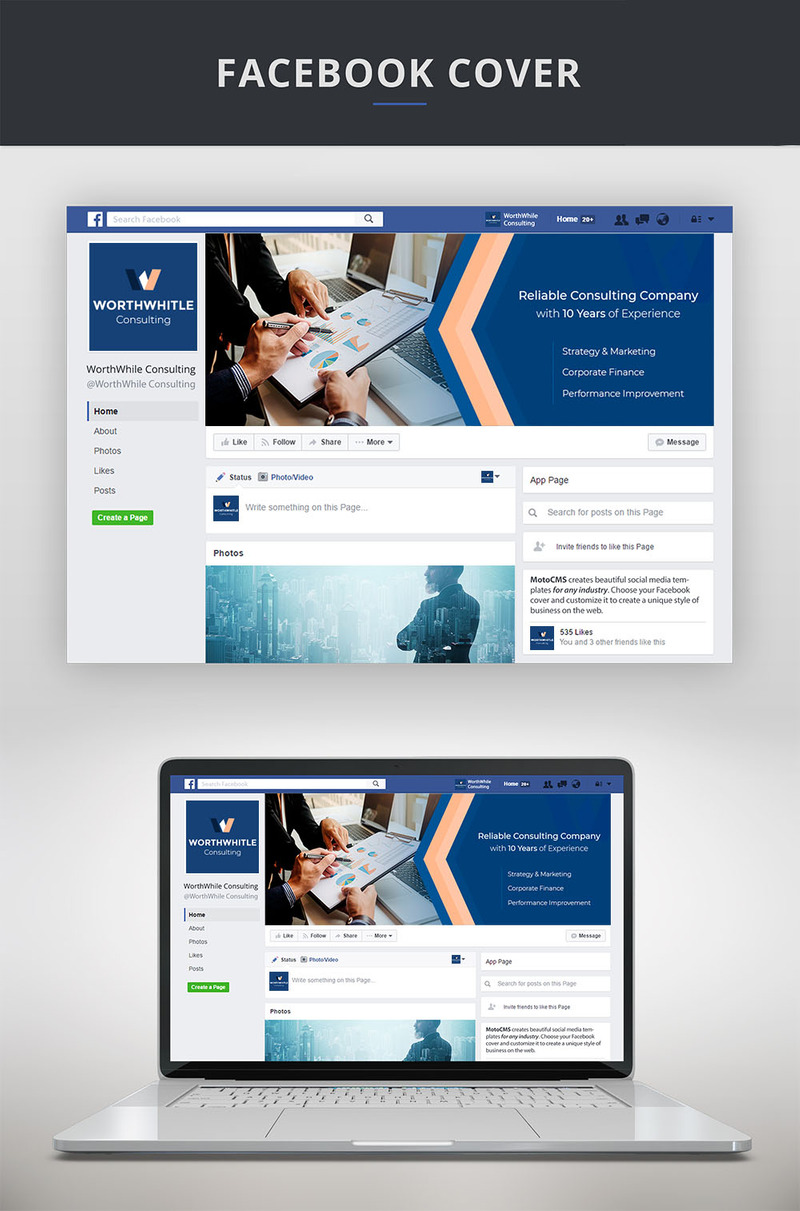 Free Facebook Cover Photo Template for Social Media