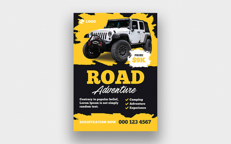 Off-road Flyer Design Template #310103 - TemplateMonster