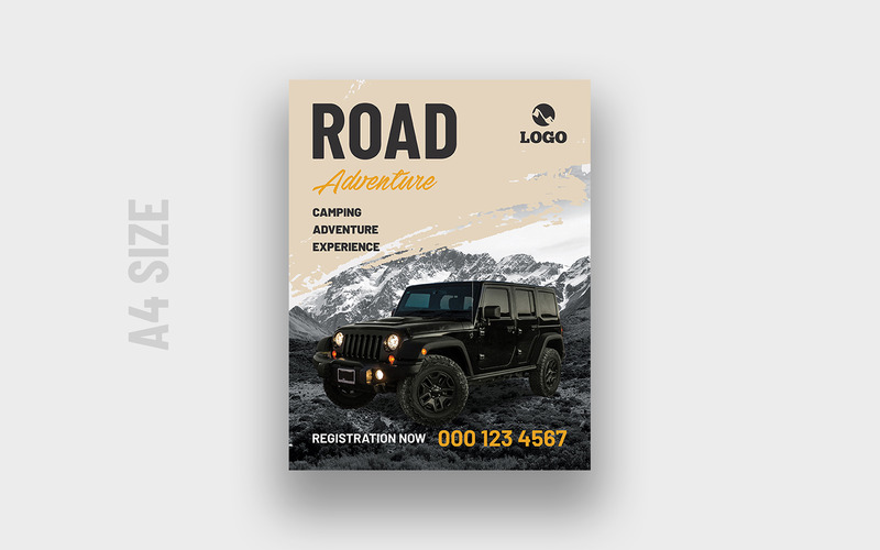 Off-road Flyer Template v6 #311359 - TemplateMonster