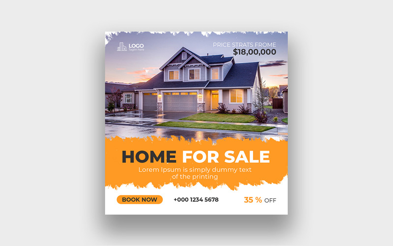 House Property Social Media Post #295862 - TemplateMonster
