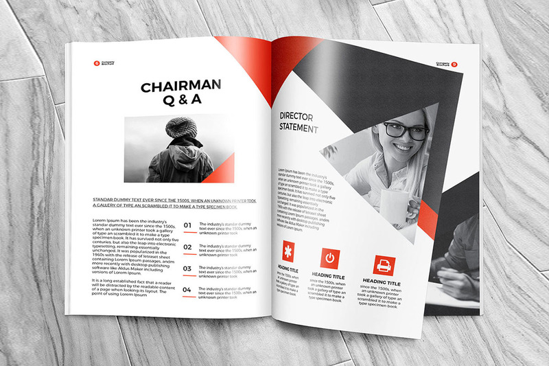 Company Profile Brochure Template indesign - TemplateMonster