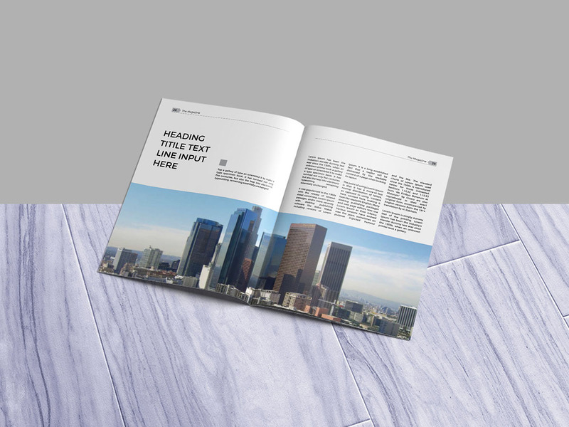 Modern Magazine Template Indesign File - TemplateMonster