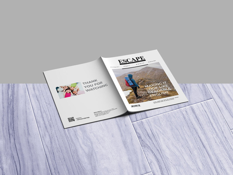 Modern Magazine Template Indesign File - TemplateMonster