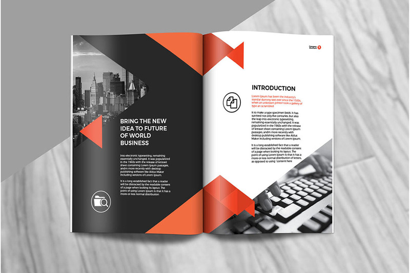 Company Profile Brochure Template indesign - TemplateMonster