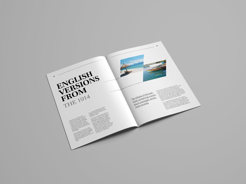 Singular Magazine Template Indesign File - TemplateMonster