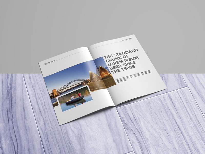 Modern Magazine Template Indesign File - TemplateMonster