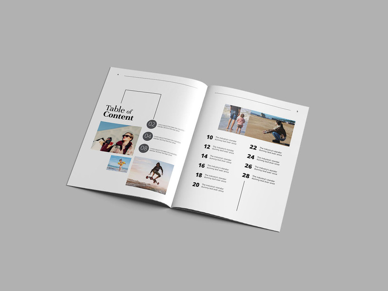 Singular Magazine Template Indesign File - TemplateMonster