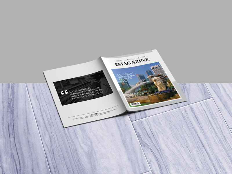 Unique Magazine Template file #285511 - TemplateMonster