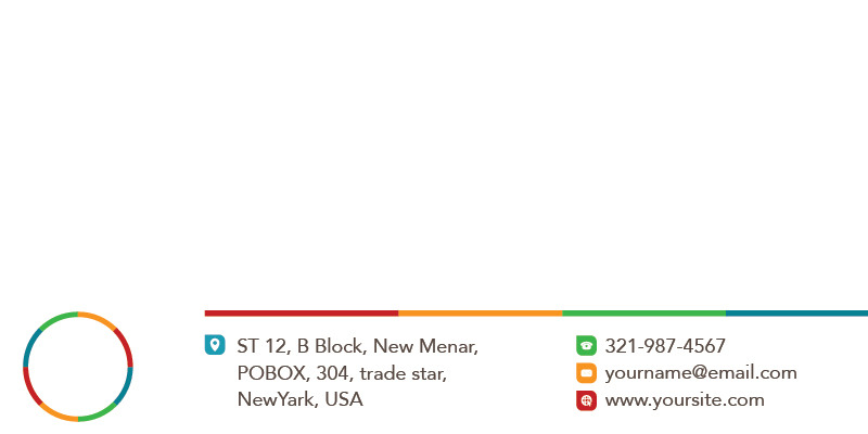 Corporative Pixel Stationery Design Template